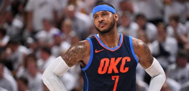 La emocionante despedida de Carmelo Anthony de los fans de OKC