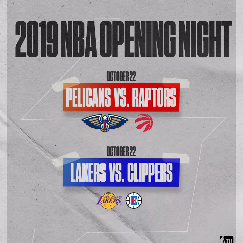 Ya conocemos todo el calendario de la NBA 2019/2020