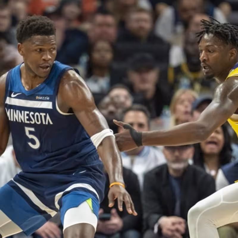 Playoffs NBA 2025: Anthony Edwards somete a los Lakers
